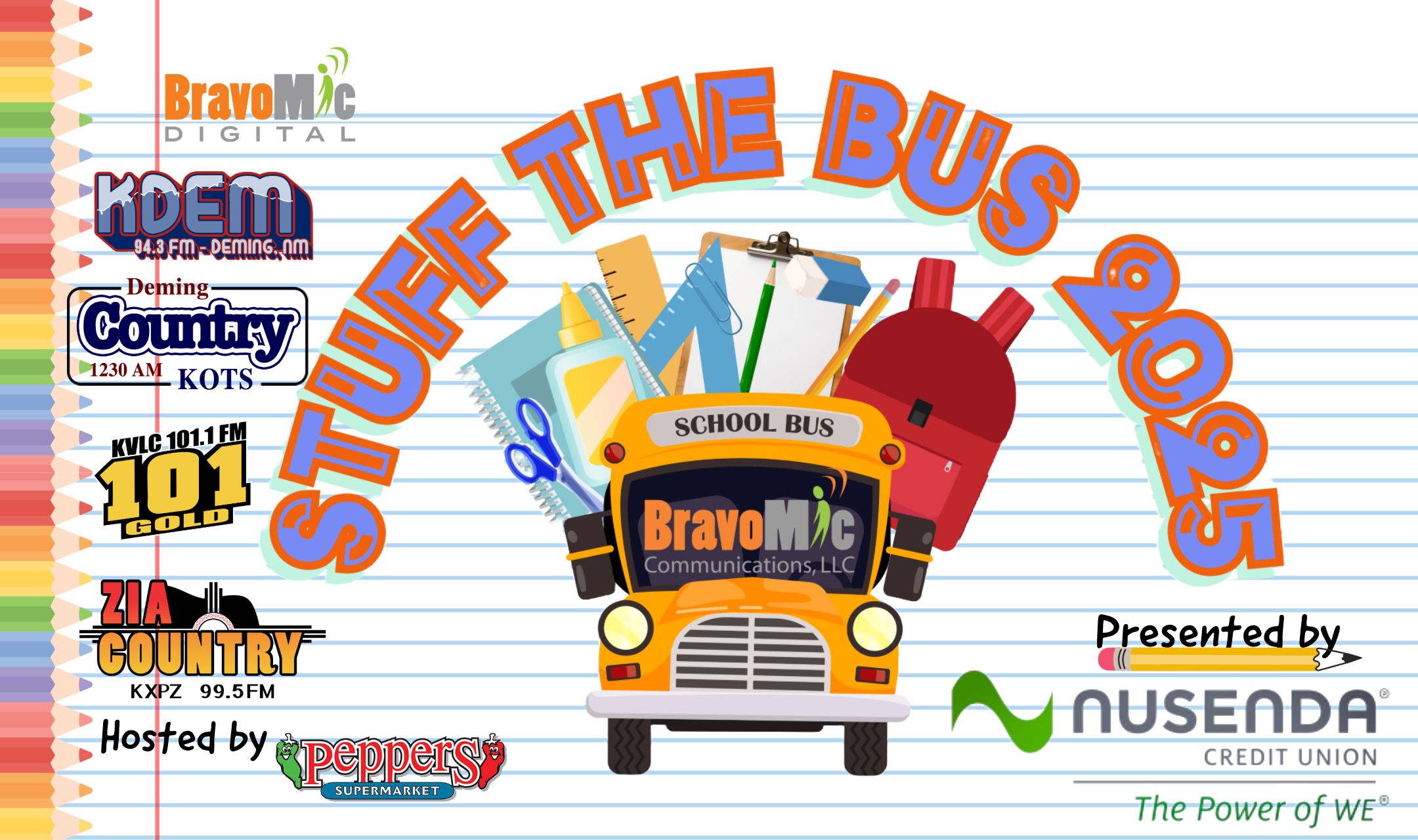 Stuff The Bus 2025!!! | 94.3 The Mix | Today's Biggest Hits | Deming, NM